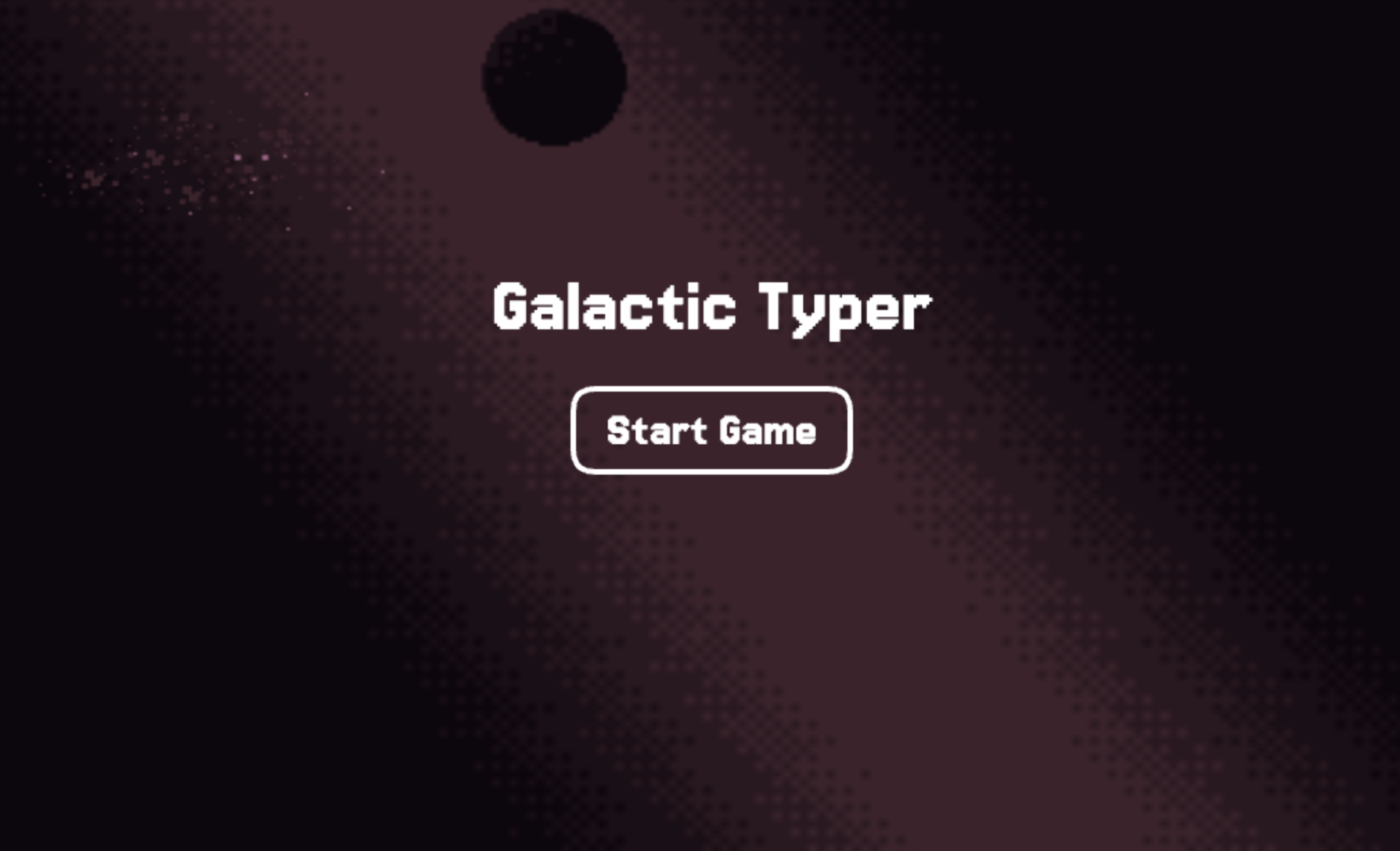 Galactic Typer | Fast-Paced Typing Game